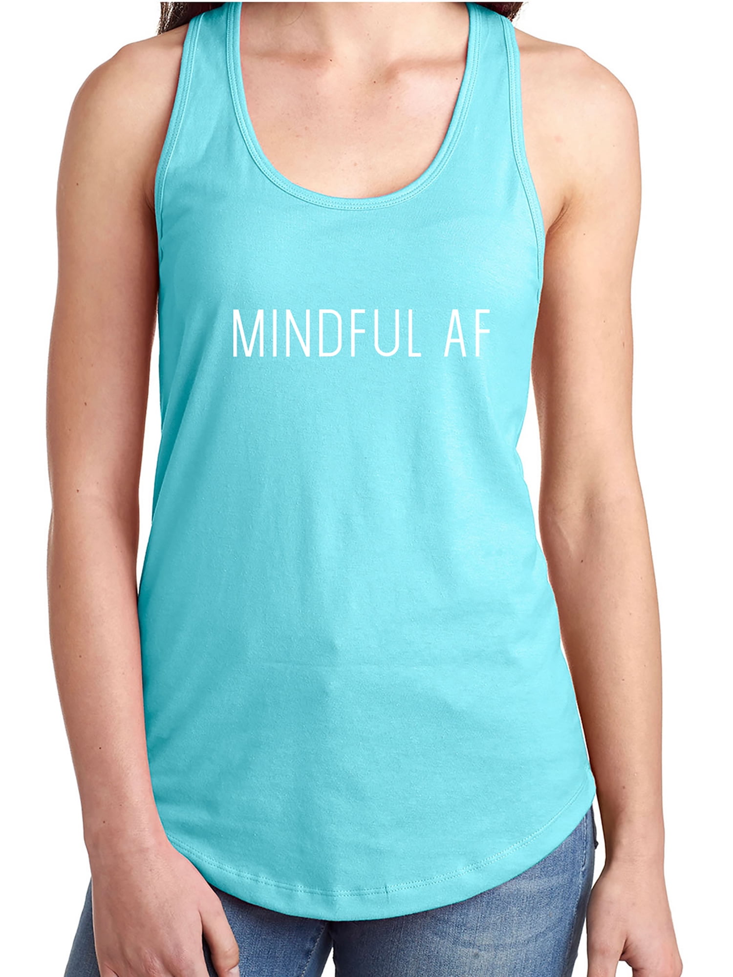 Mindful AF Racerback Tank - Walmart.com