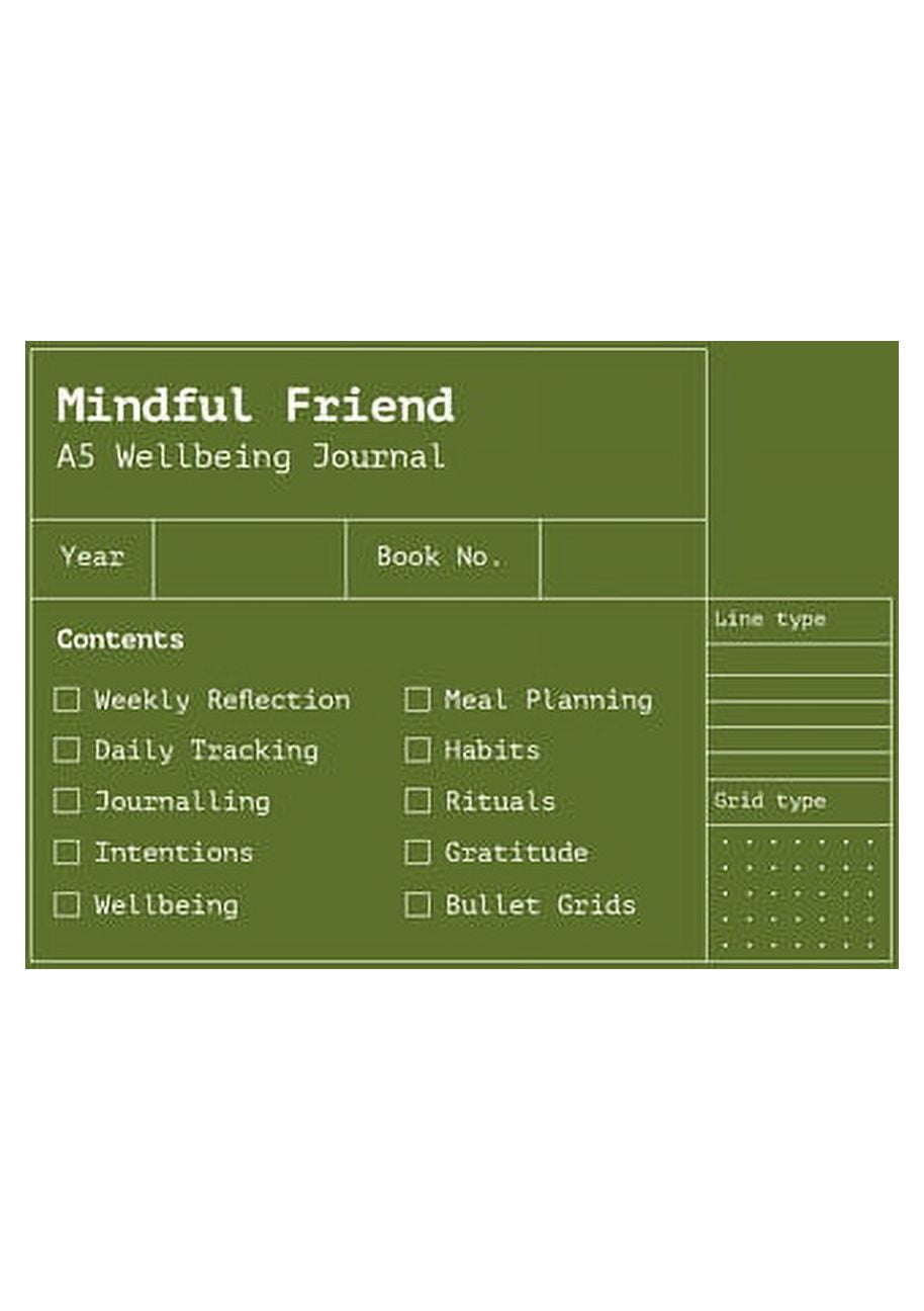 Mindful Friend: A Weekly Wellbeing Journal (Paperback) - Walmart.com