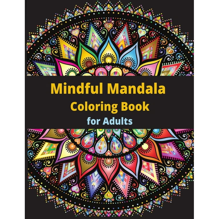 mindful mandala adult coloring book