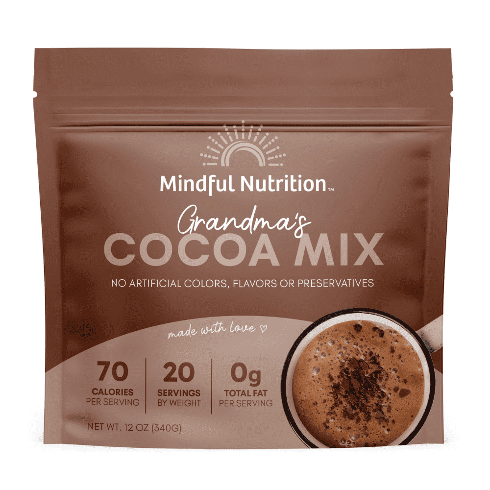 Mindful Nutrition Grandma's Low Calorie Hot Chocolate Mix | Healthy ...