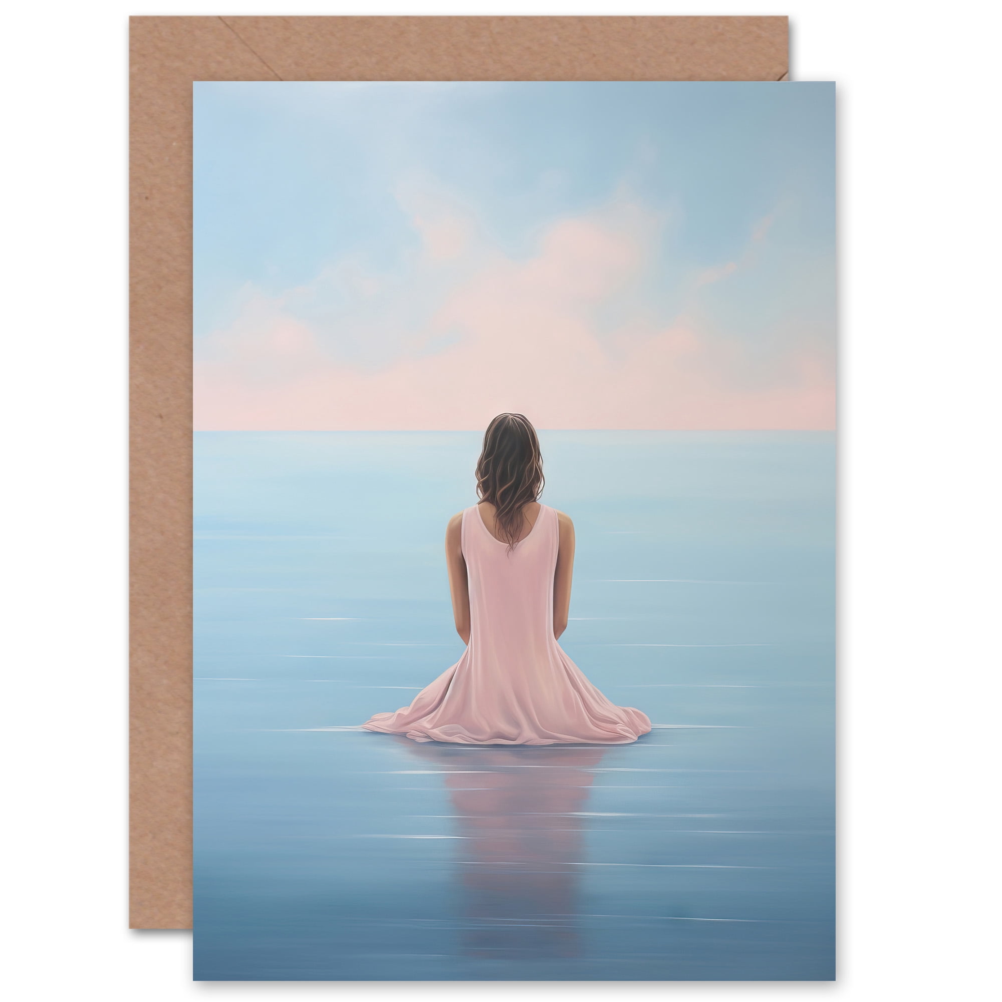 Mindfulness Meditation Sea View Minimalist Calm for Wife Her Mum Sister ...