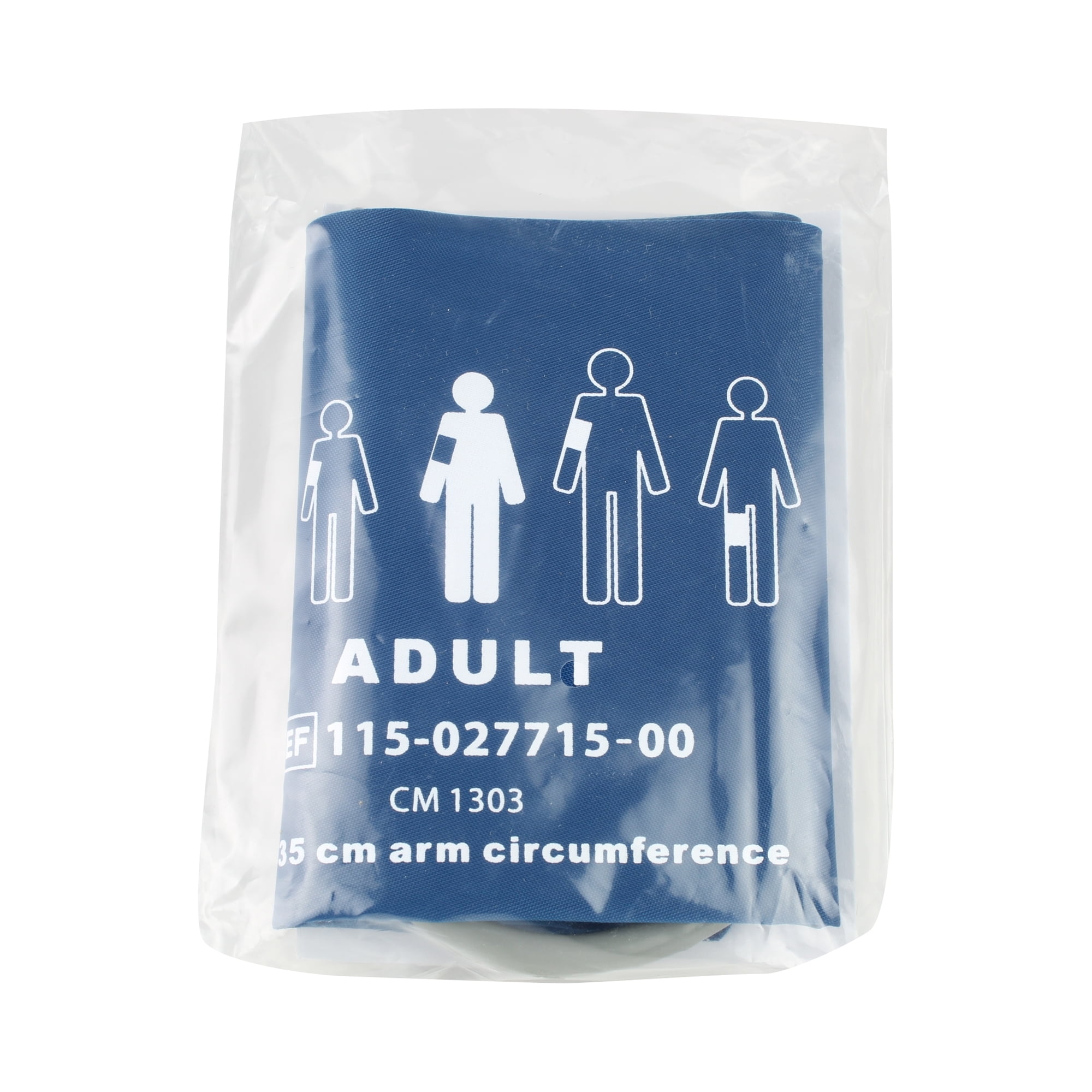 Mindray Adult Cuff Arm Reusable Blood Pressure Cuff 115-027715-00 Gray ...