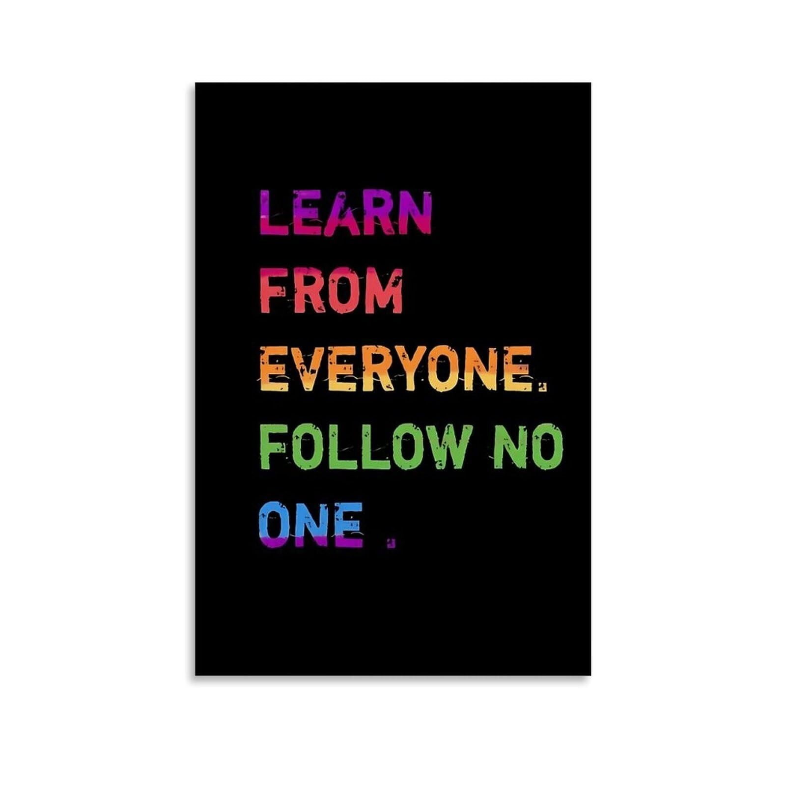 Mindset Affirmation Posters Learn from Everyone Print Confidence ...