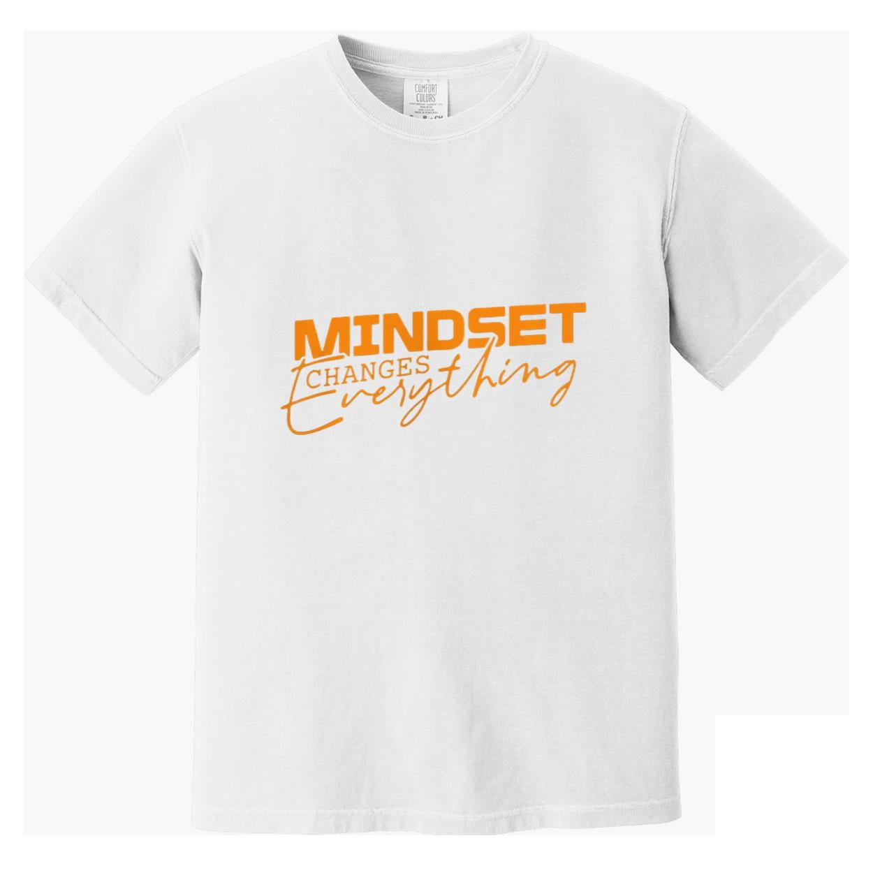 Mindset Changes Everything Comfort Color T-Shirt Inspirational Power Growth Quote, for men ...