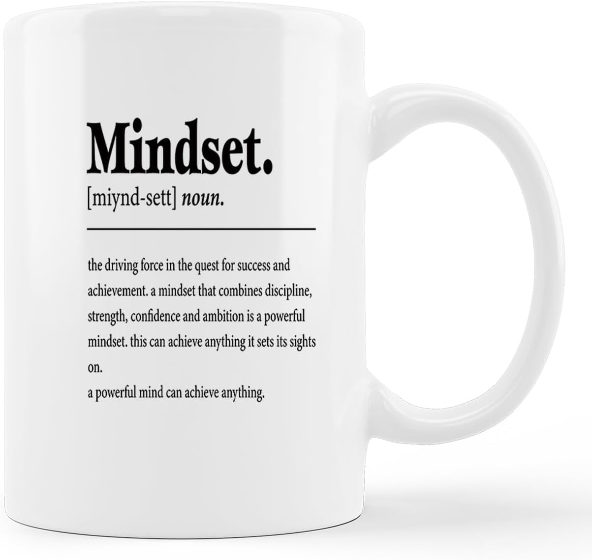 Mindset Definition Mental Health Growth Mindset Ceramic Mug-11oz Coffee ...
