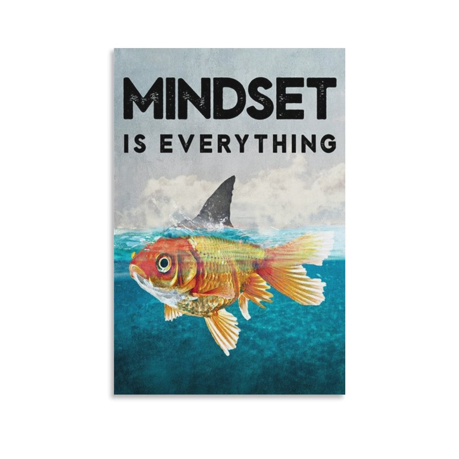 Mindset Is Everything - Motivational Unframe-style12x18inch(30x45cm ...