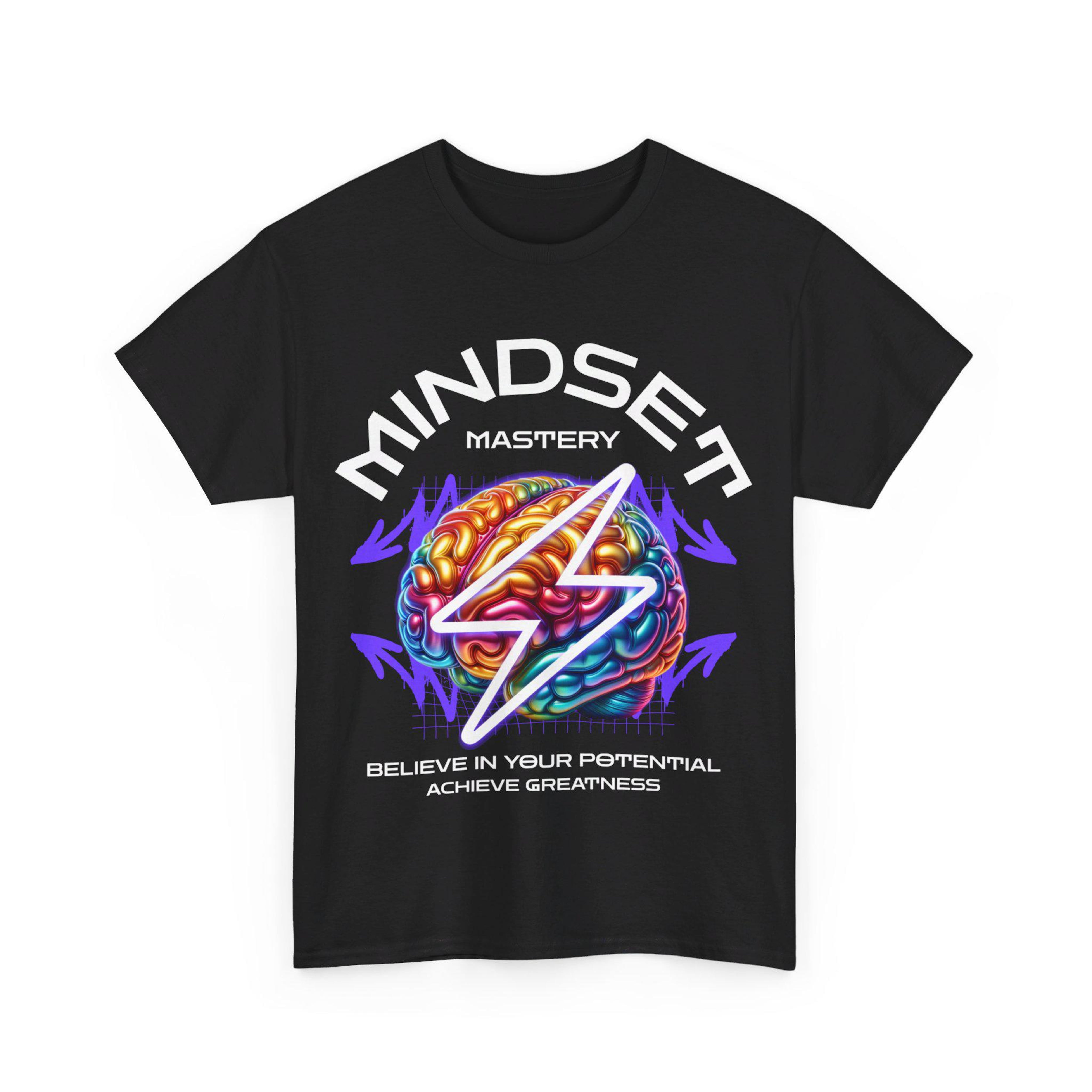 Mindset T-Shirt, Positive Thinking Tee, Empowering Graphic Shirt, Growth Mindset Shirt ...
