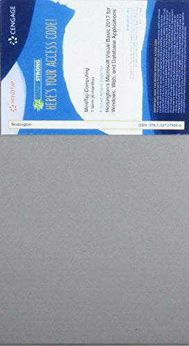 MindTap Programming, 1 term (6 months) Printed Access Card for Hoisington's Microsoft Visual ...