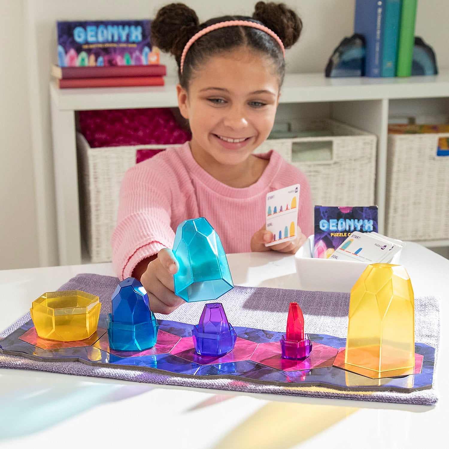 MindWare Geonyx Single-Player Logic Game, Brain Teaser Puzzle Game for ...