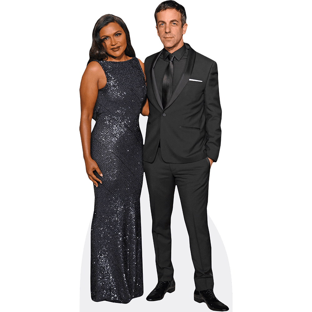 Mindy Kaling And Benjamin Joseph Novak (Duo 1) Mini Celebrity Cutout ...