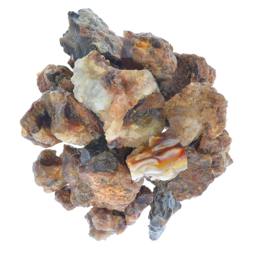Mine Run Unsearched Fire Agate Stones - Dispelling Fear and Anxiety ...