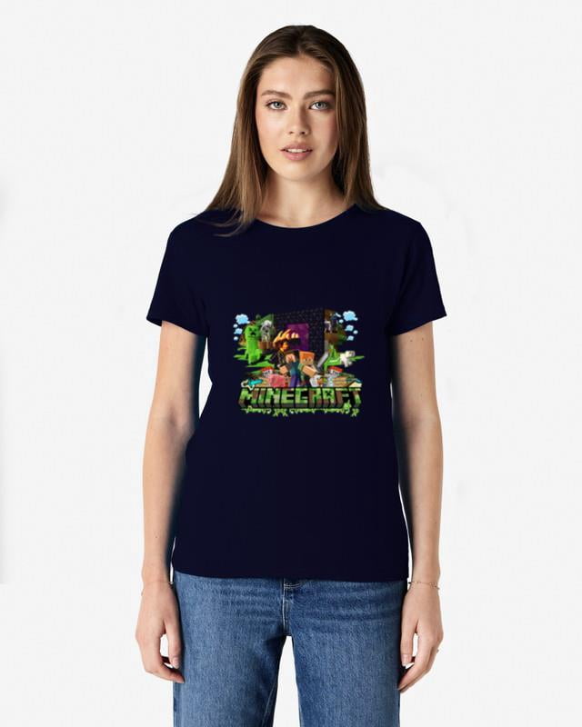 Mine T-Shirt, Steve & Alex - Iconic Minecraft Characters, for men ...