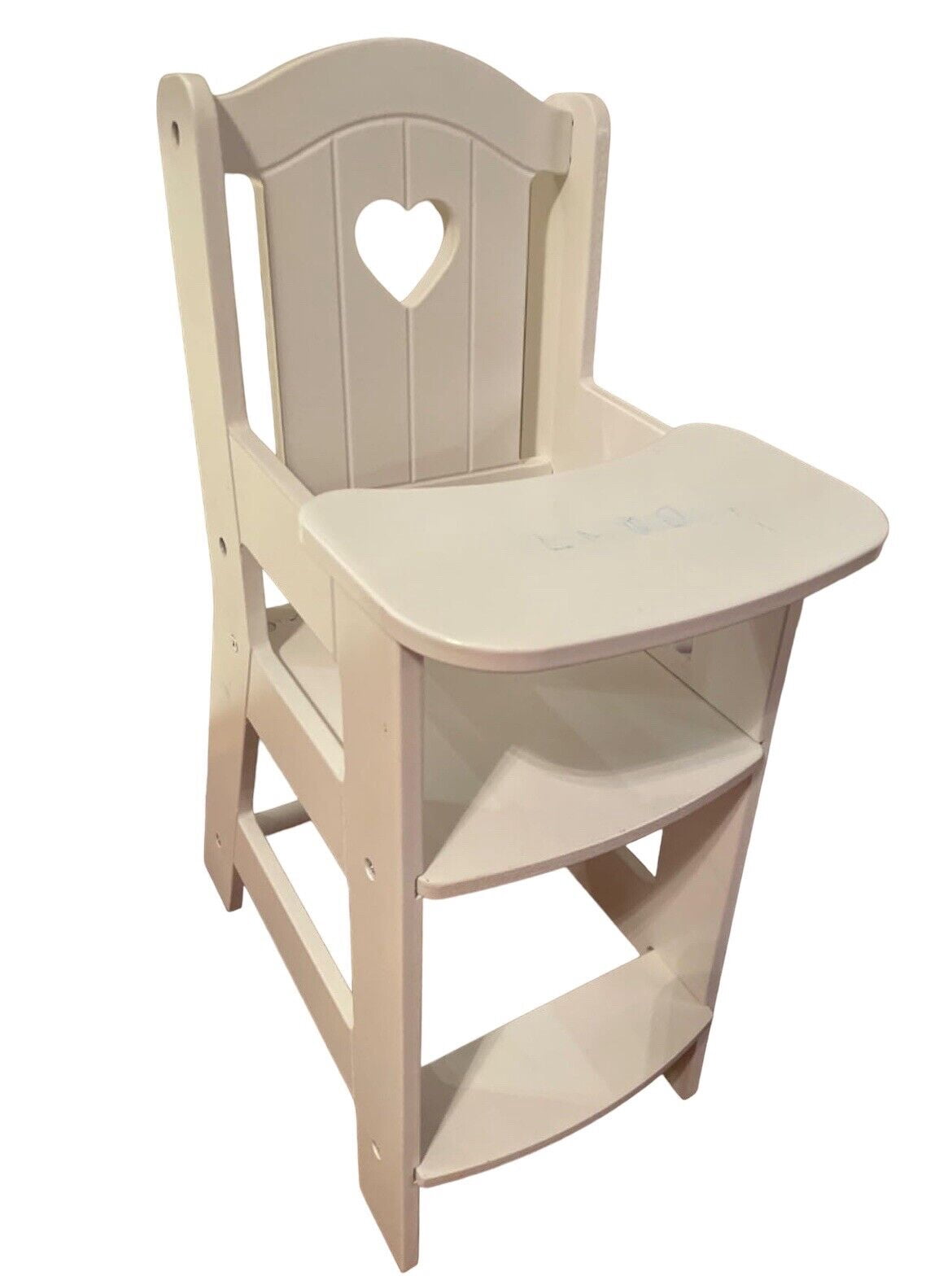 Mine to Love Wooden Play High Chair for Dolls, Stuffed Animals ...