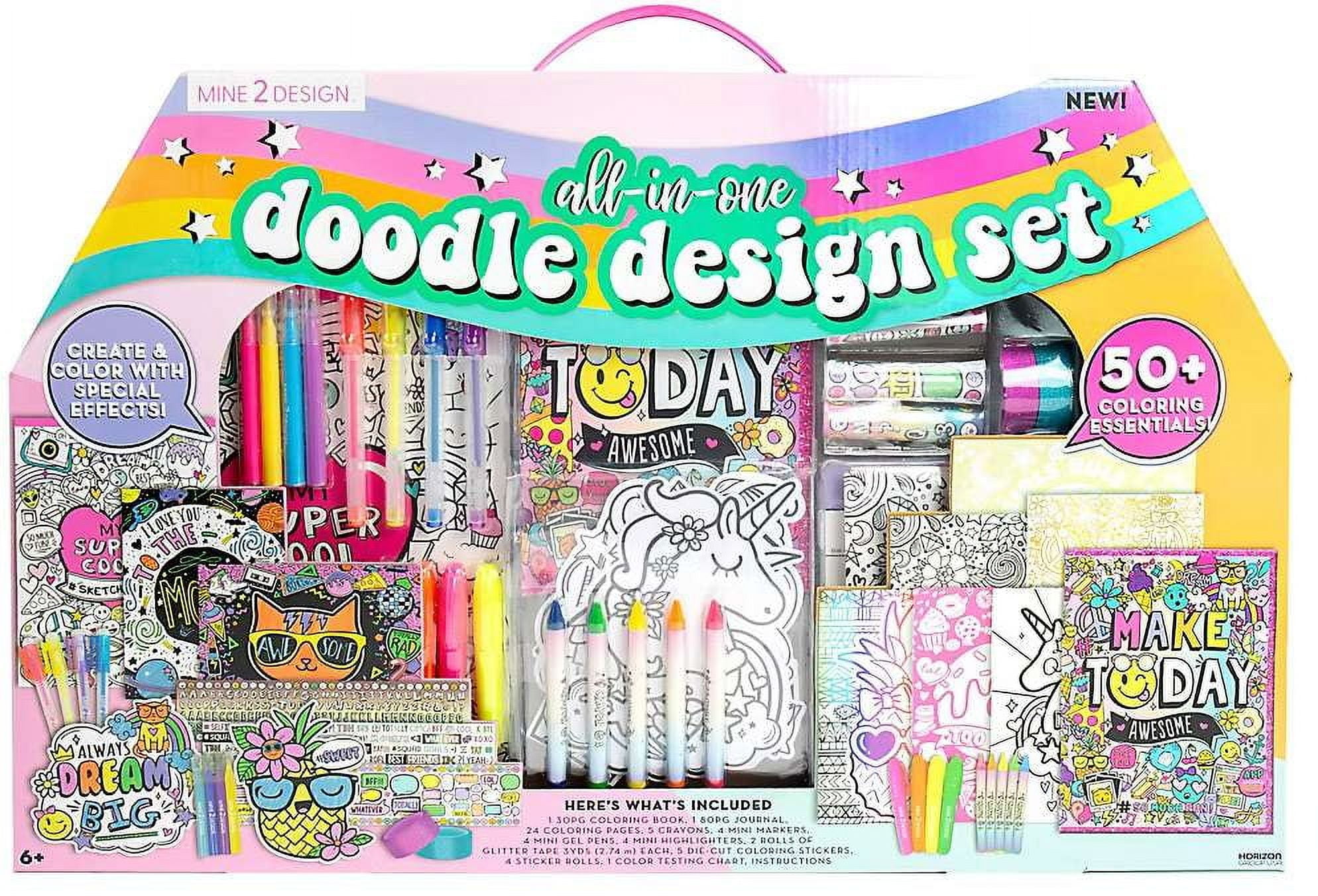 Mine2Design All-in-One Doodle Design Set - Walmart.com