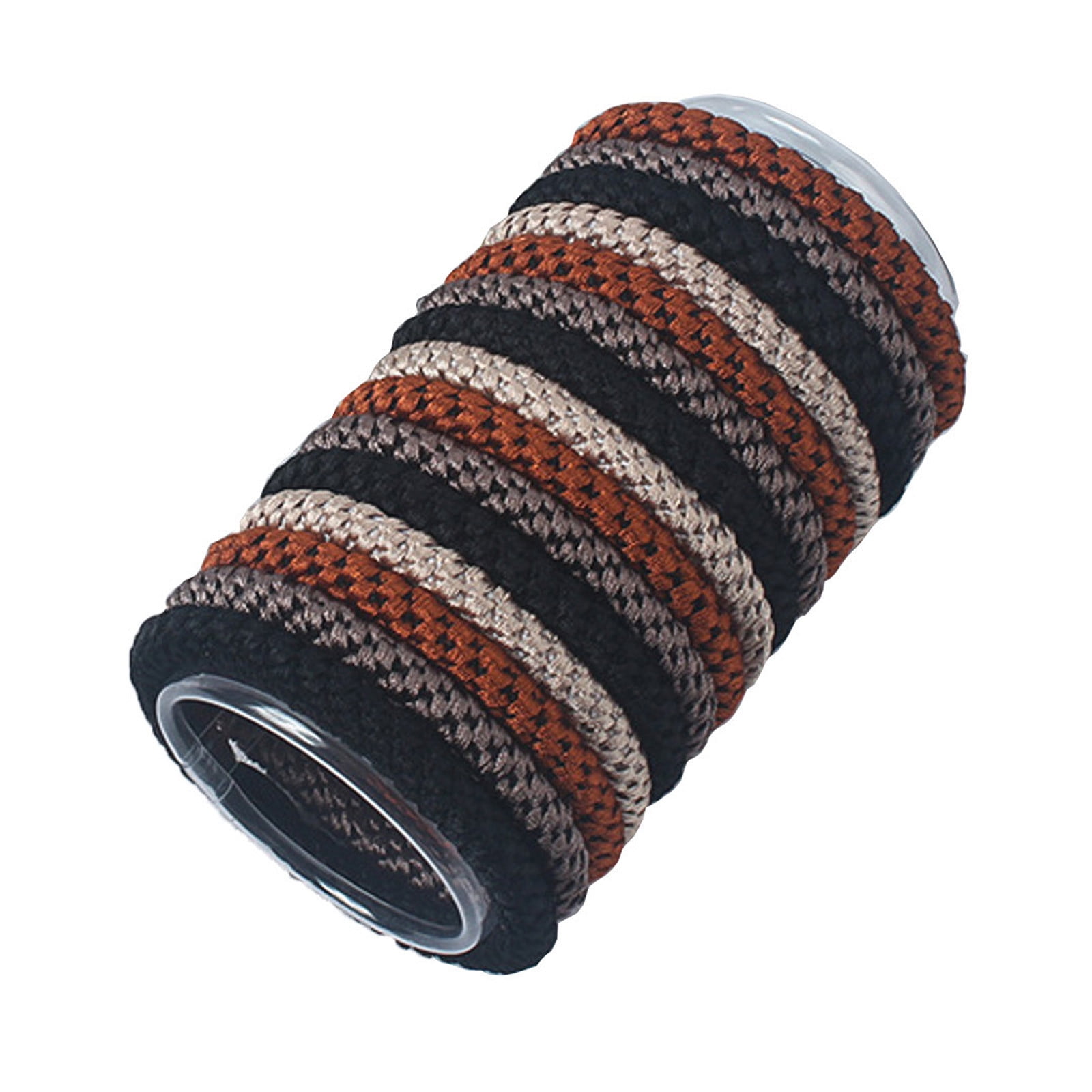 Mineart Brown and Black Hair Ties for Thick Hair, Pony Tube, 15 Pack ...