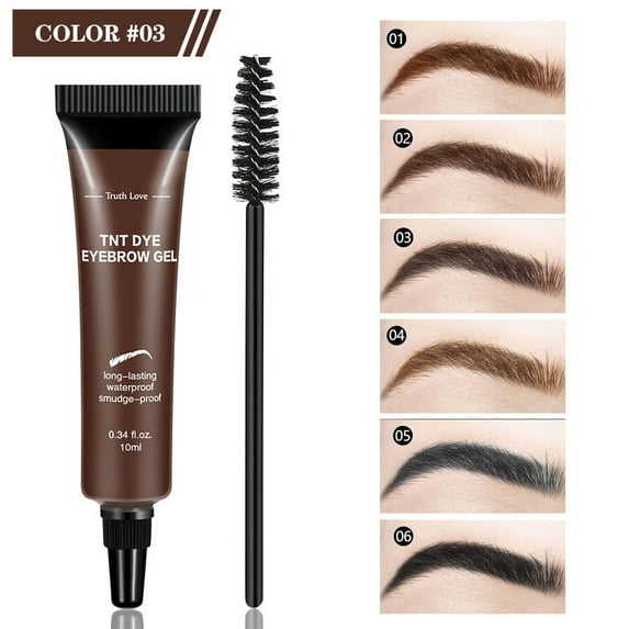 Mineart Eyebrow Tint Setting Gel 10g, Waterproof Smudge Proof Clear ...