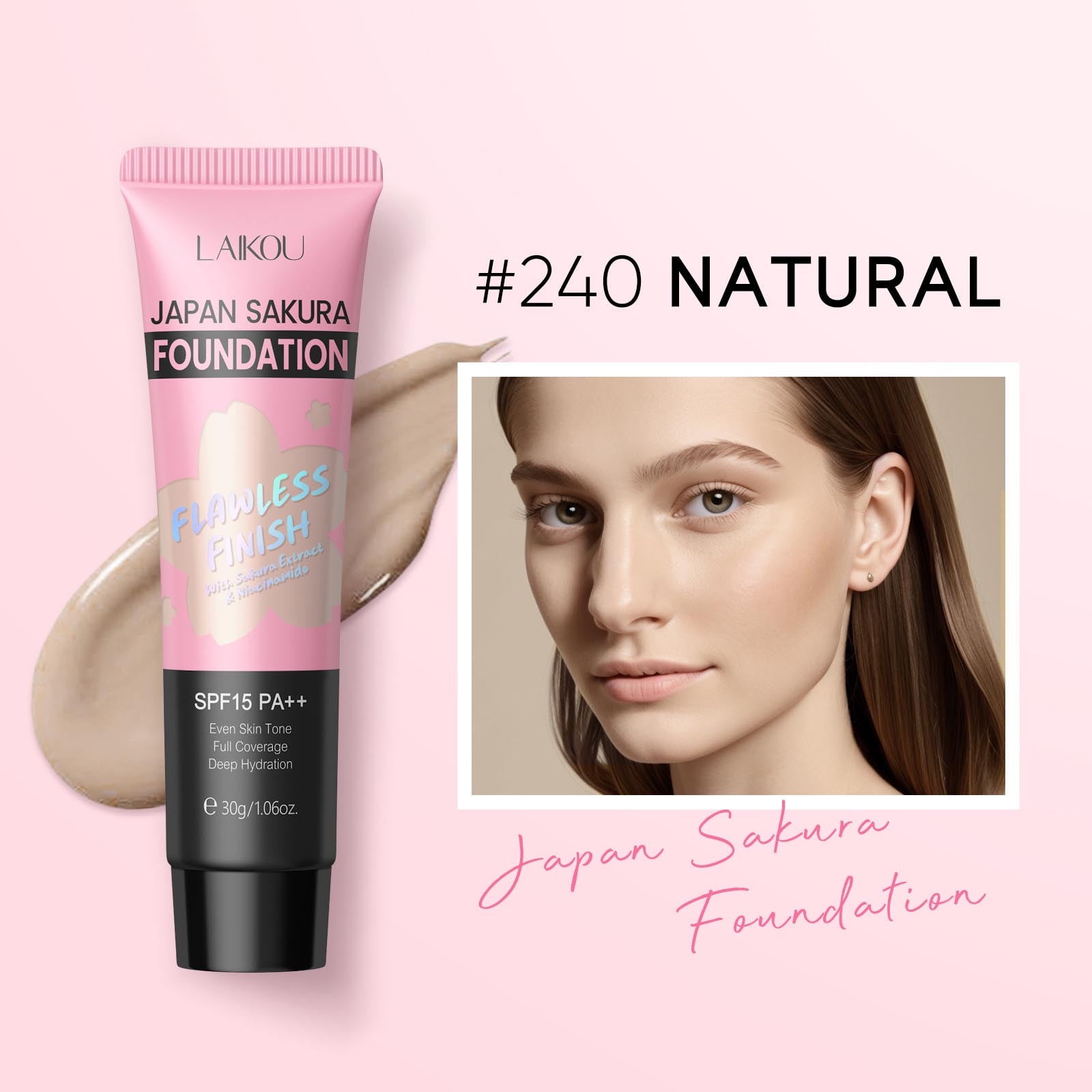 Mineart Foundation Liquid 30g Lightweight Full Coverage Oil Control Non ...