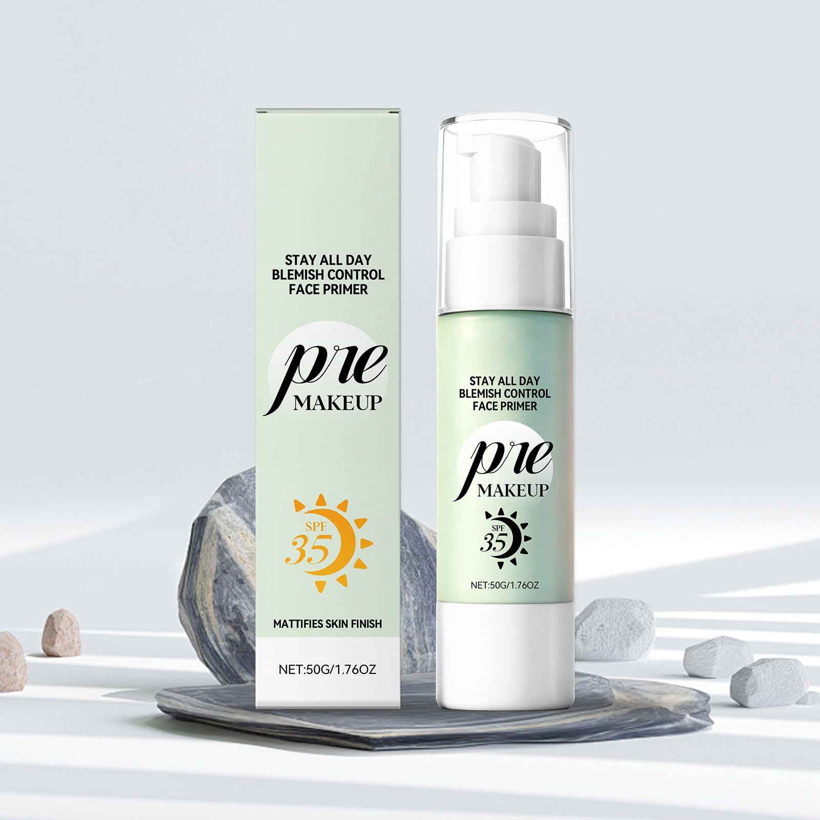 Mineart Oil Free Sunscreen Face Primer, 1.76 oz, Broad Spectrum ...