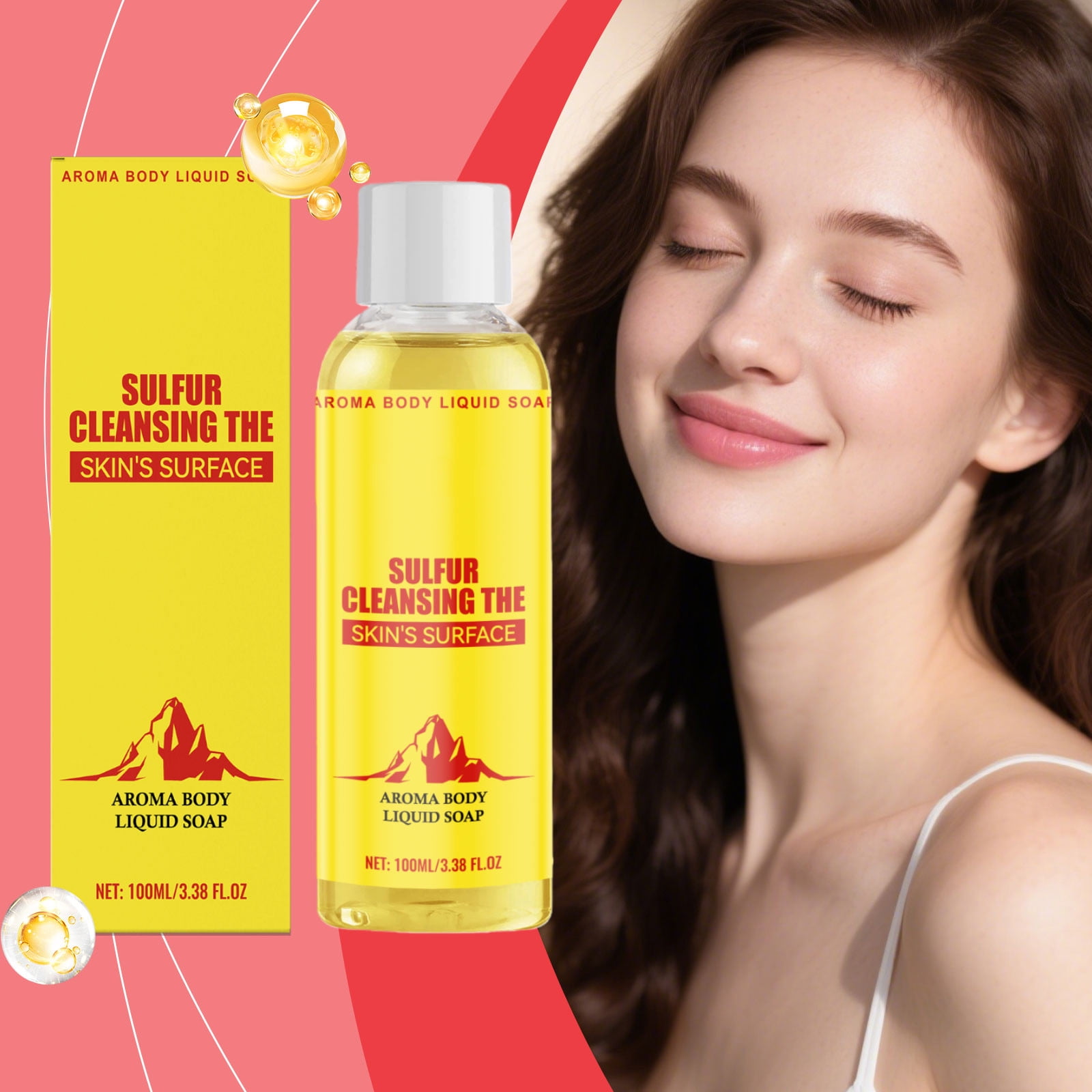 Mineart Sulfur Infused Cleansing Wash Deep Cleansing Refreshing Daily ...