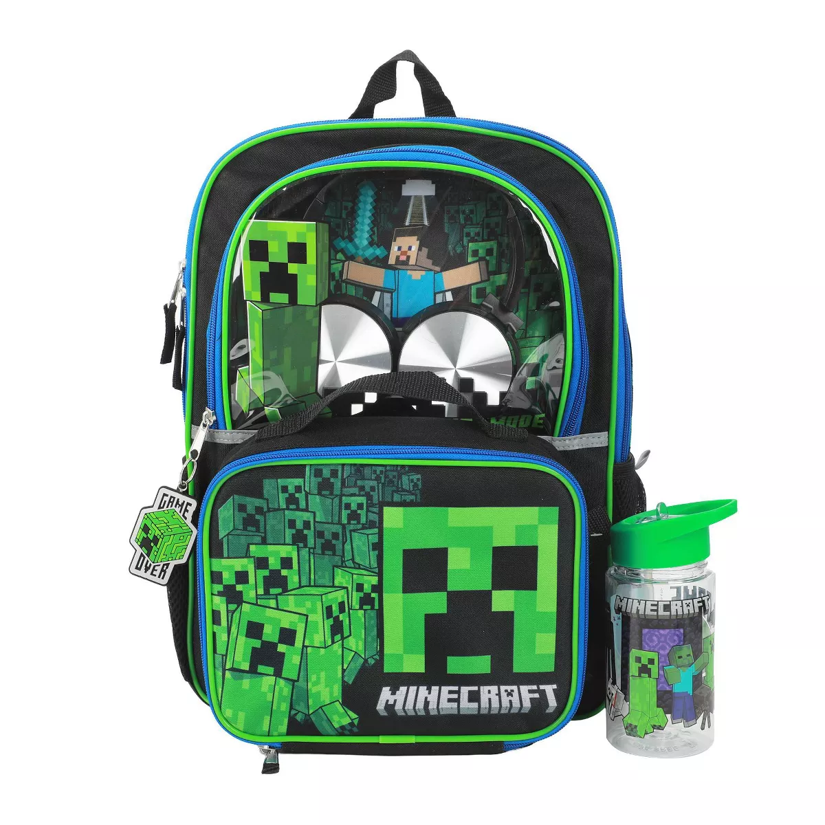 Minecraft 15.5L Backpack with HP - Black - Walmart.com