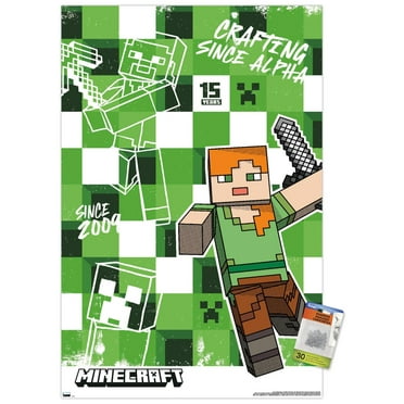 Minecraft - Skeleton Tundra Wall Poster, 22.375" x 34" - Walmart.com