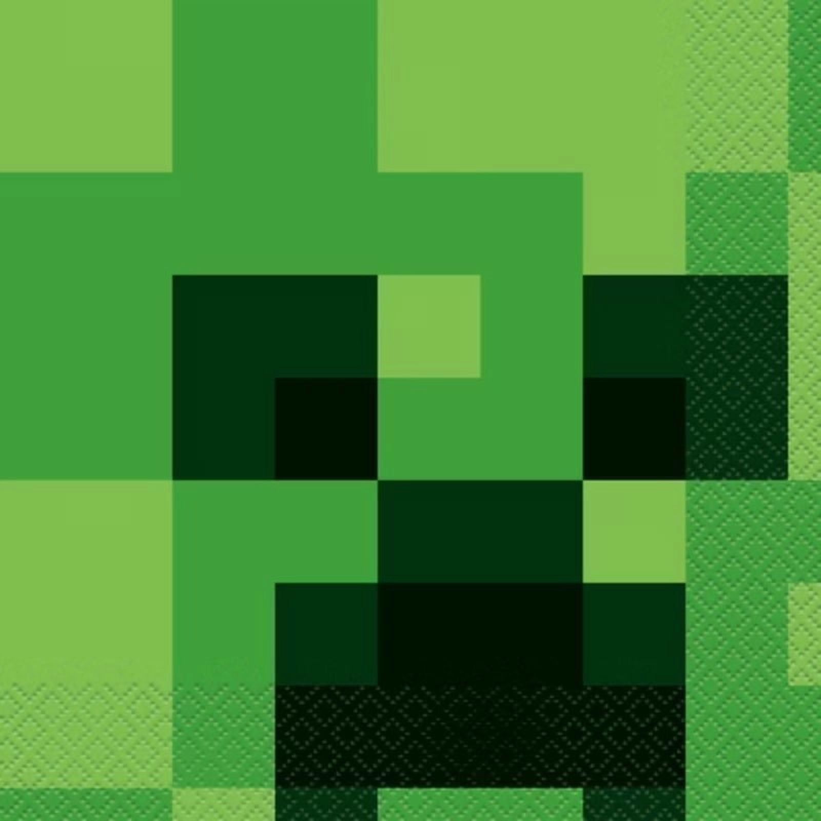 Minecraft 16ct Paper Party Lunch Napkins - Walmart.com