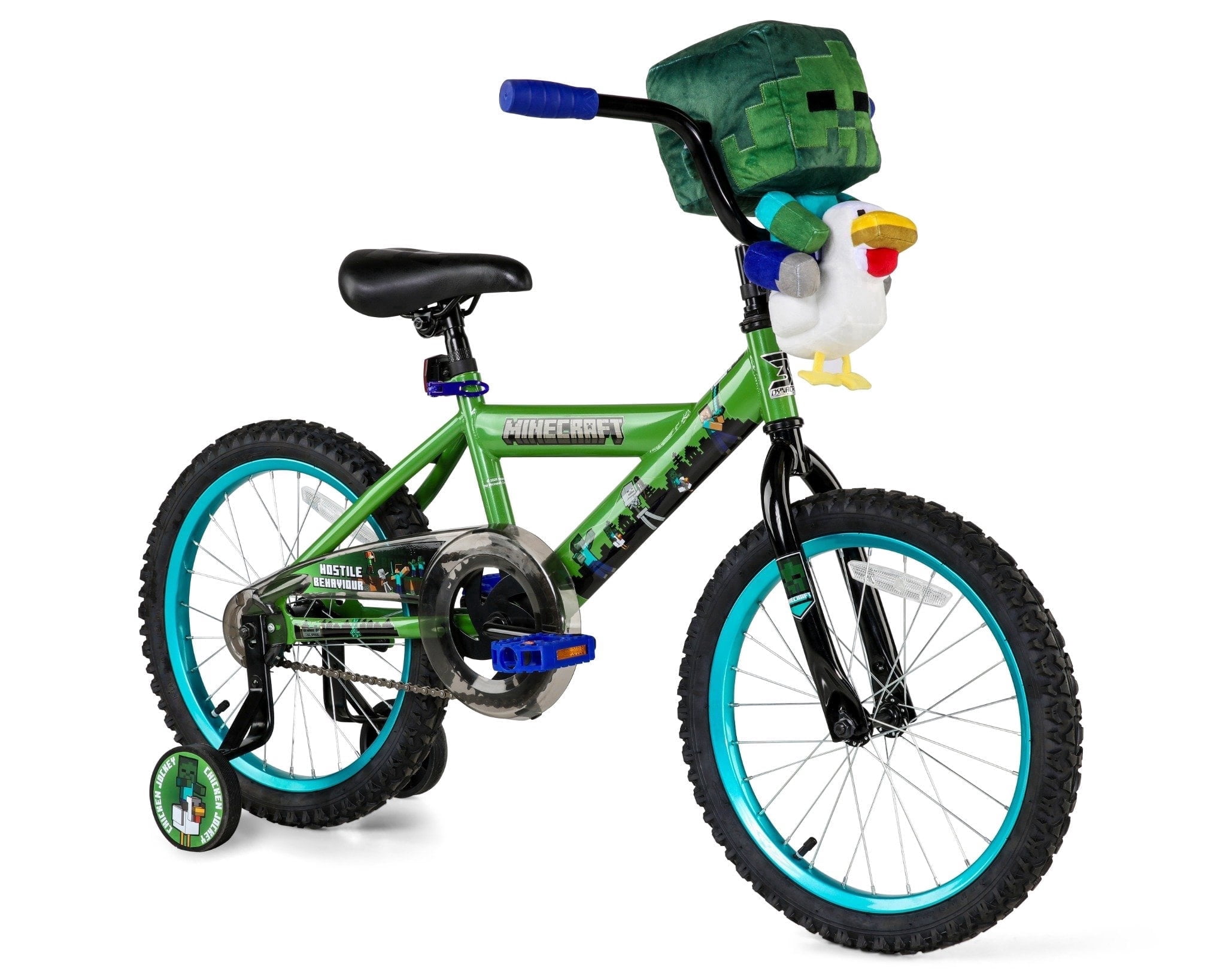 Minecraft 18" Boys Bike by Dynacraft, for Ages 6-9 Years, 42"-53" Tall ...