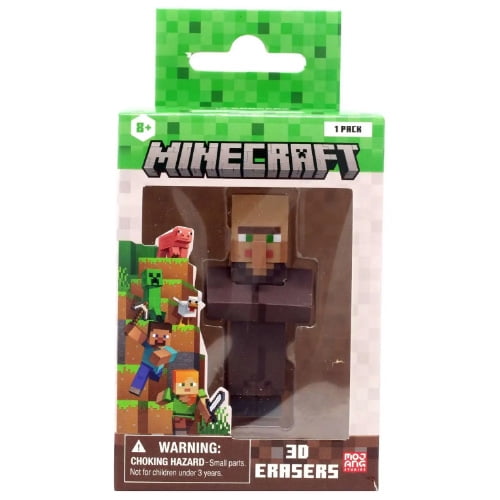 Minecraft 3D Eraser - VILLAGER [2.25 inch] - Walmart.com