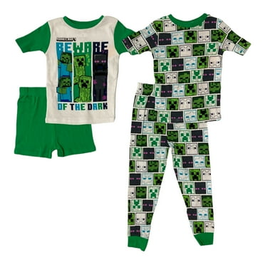 Minecraft Exclusive Boys 2-Piece Pajama Set, Sizes 4-12 - Walmart.com