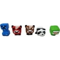 Minecraft 5 Piece SquishMe Series 2 Stress Squeeze Balls Collectors Box ...