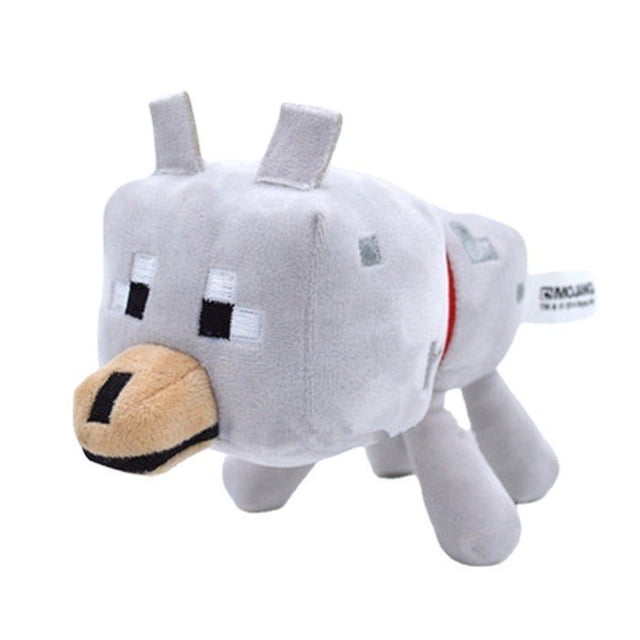 Minecraft 7.8 Inch Plush Wolf Stuffed Animal Figure Minecraft Toys ...