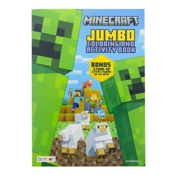 Bendon Minecraft Coloring Book, 80 Pages, Activity Fun for Kids and ...