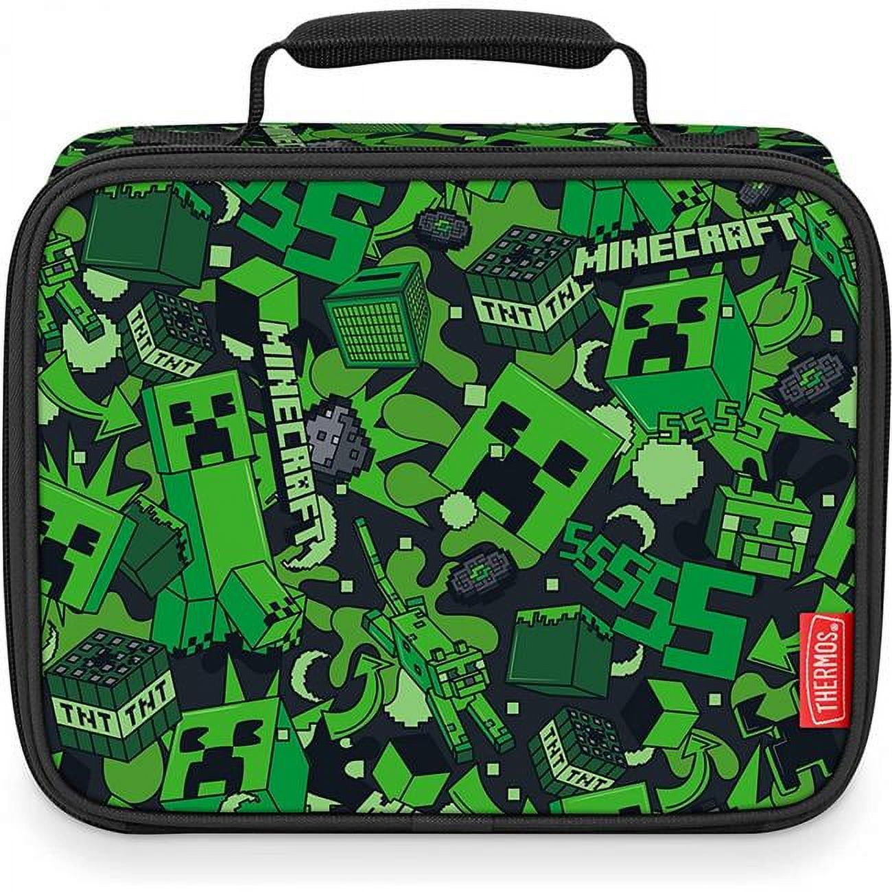 Minecraft 849185 Minecraft Creeper All Over Print Thermos Insulated ...