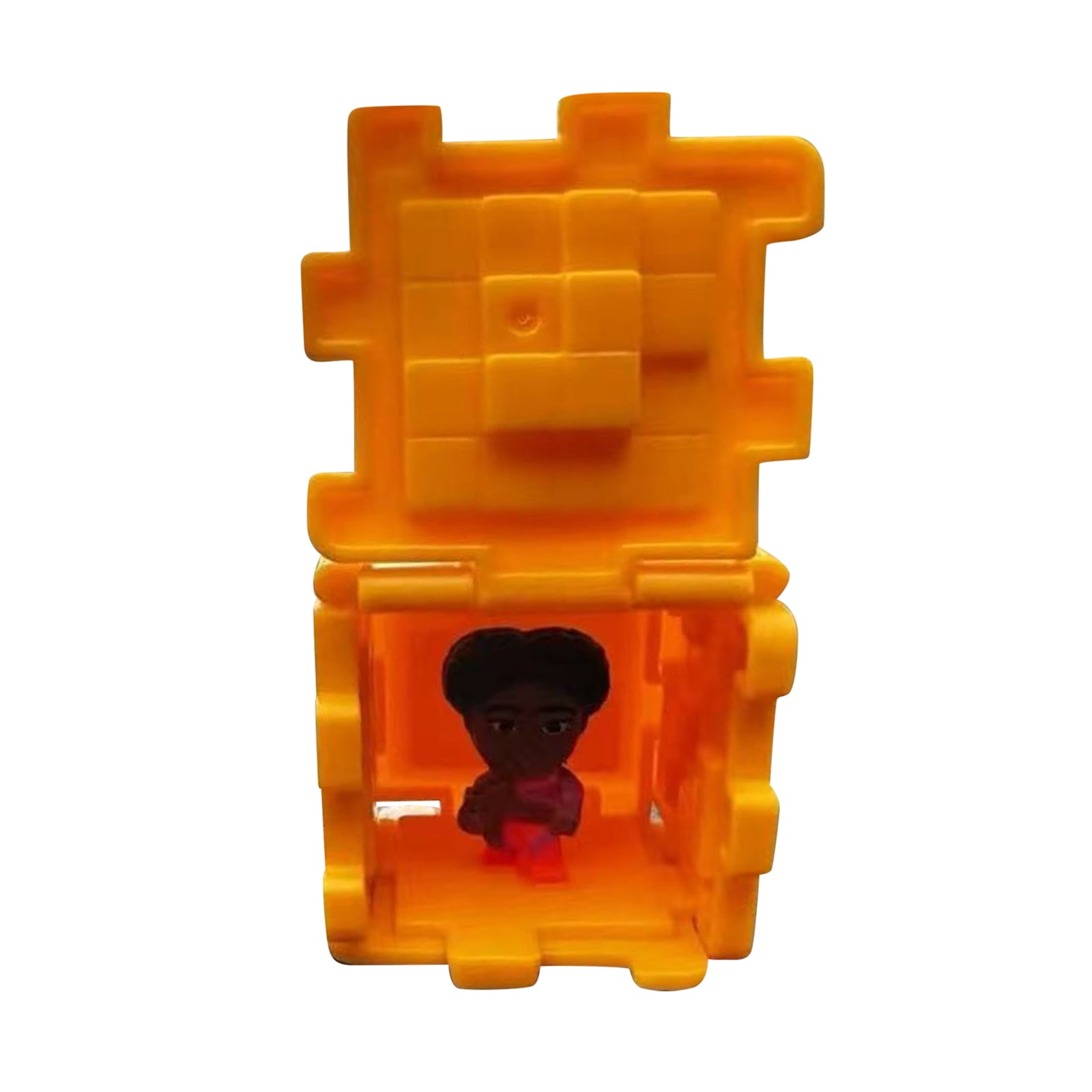 Minecraft Action Figure Block of Gold box and Dawn, 3.93 Inch Creeper ...