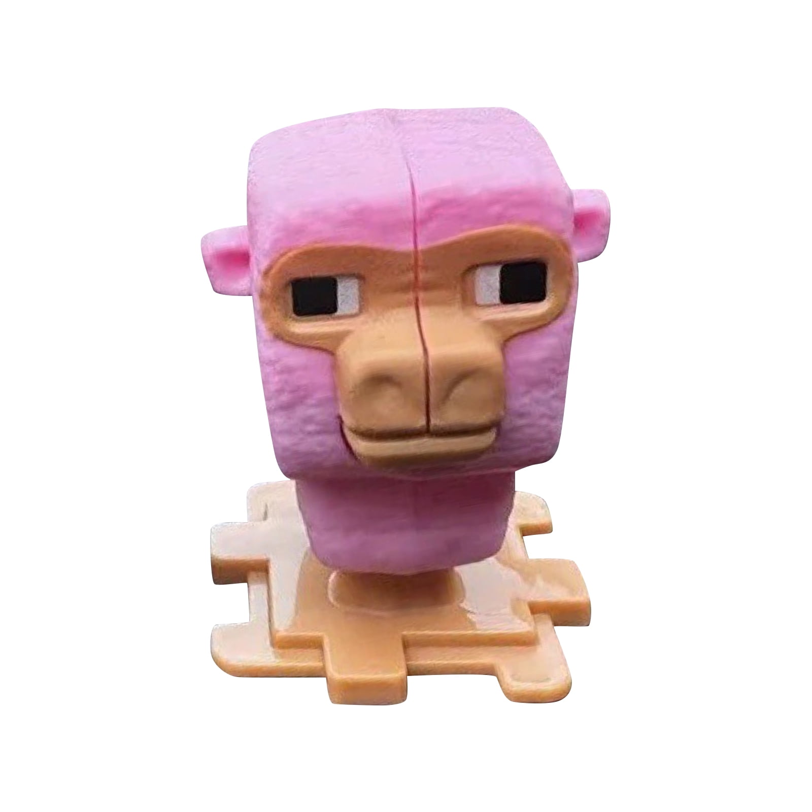 Minecraft Action Figure Pink Sheep, 2.75" Creeper Character Collectible ...