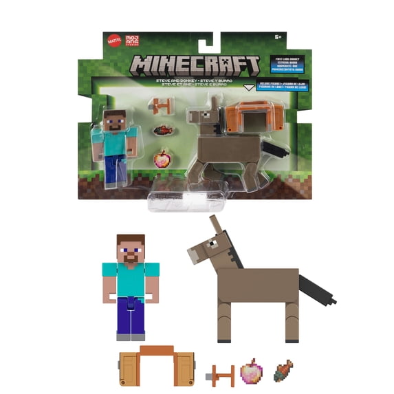 Free Shipping! Minecraft Action Figures & Accessories 2-Pack, 3.25-inch ...