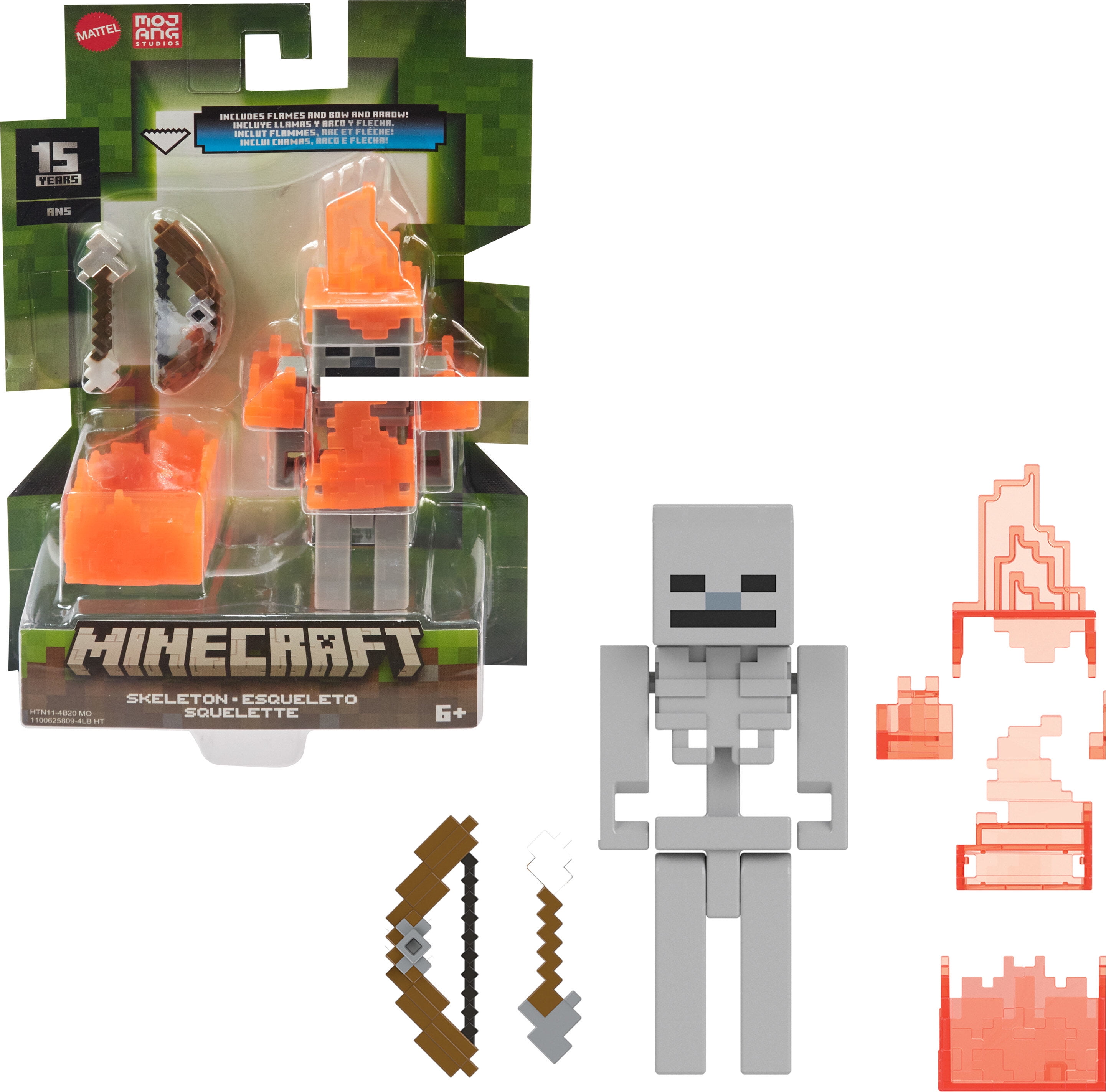 Minecraft Action Figures & Accessories Collection, 3.25-in Scale ...
