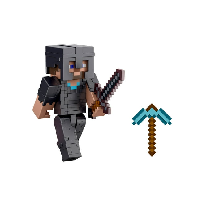 Minecraft Action Figures & Accessories Collection, 3.25-in Scale ...