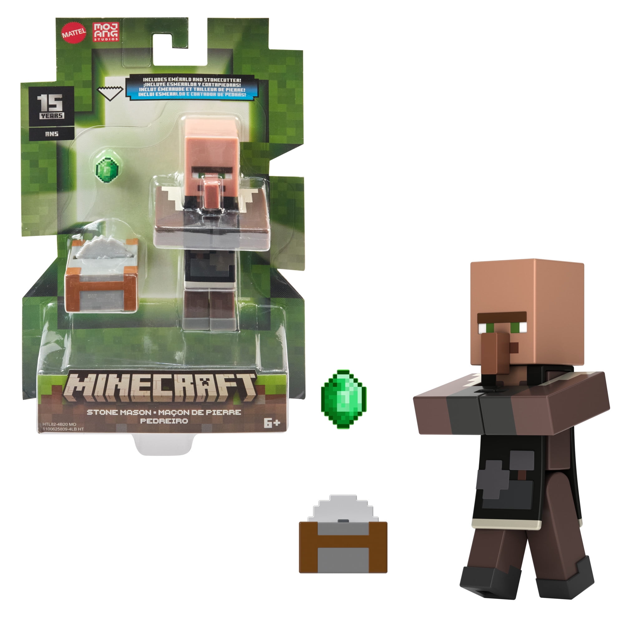 Minecraft Action Figures & Accessories Collection, 3.25-in Scale ...