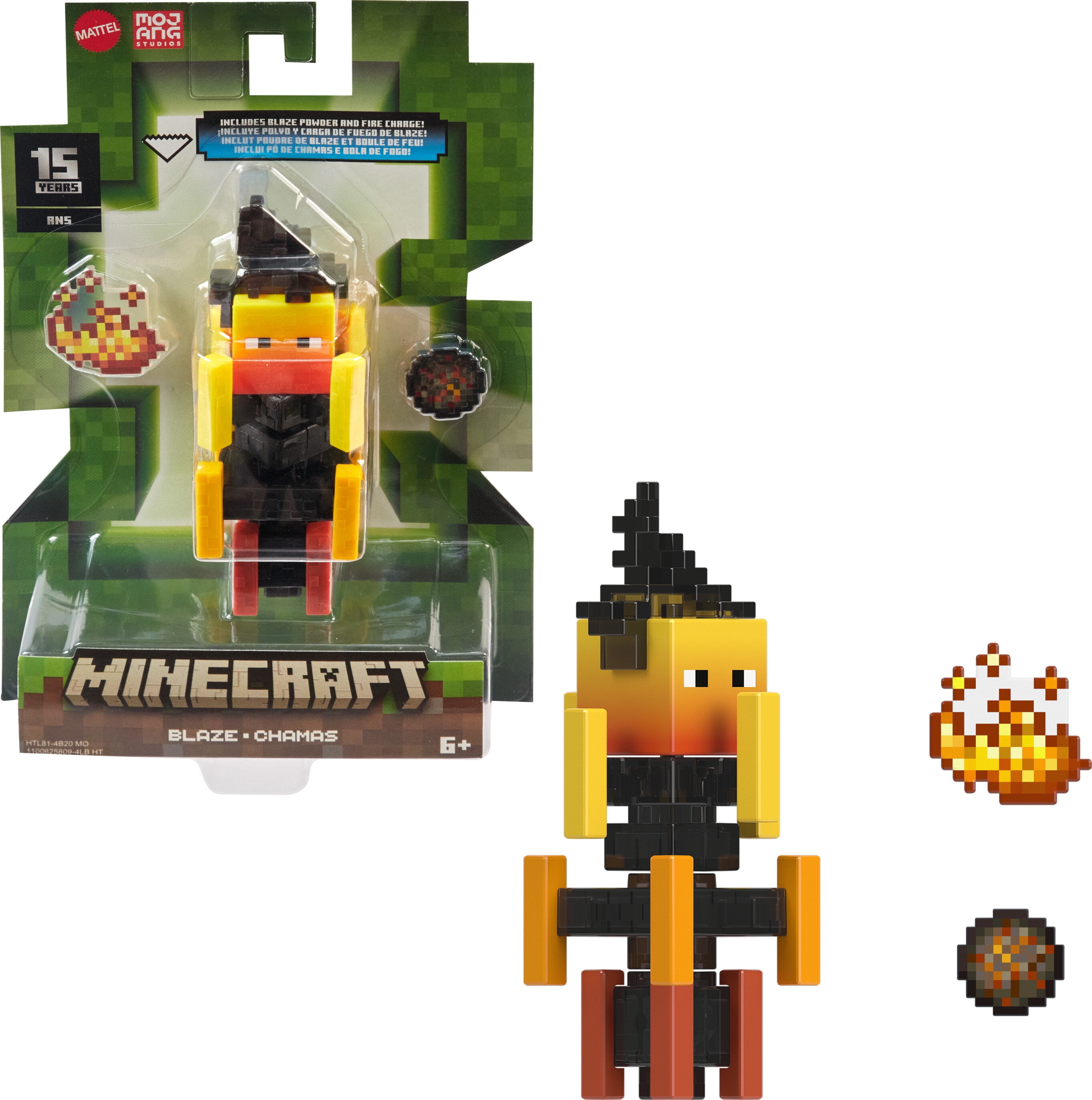Minecraft Action Figures & Accessories Collection, 3.25-in Scale ...