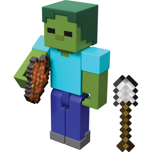 Minecraft Action Figures & Accessories Collection, 3.25-in Scale ...