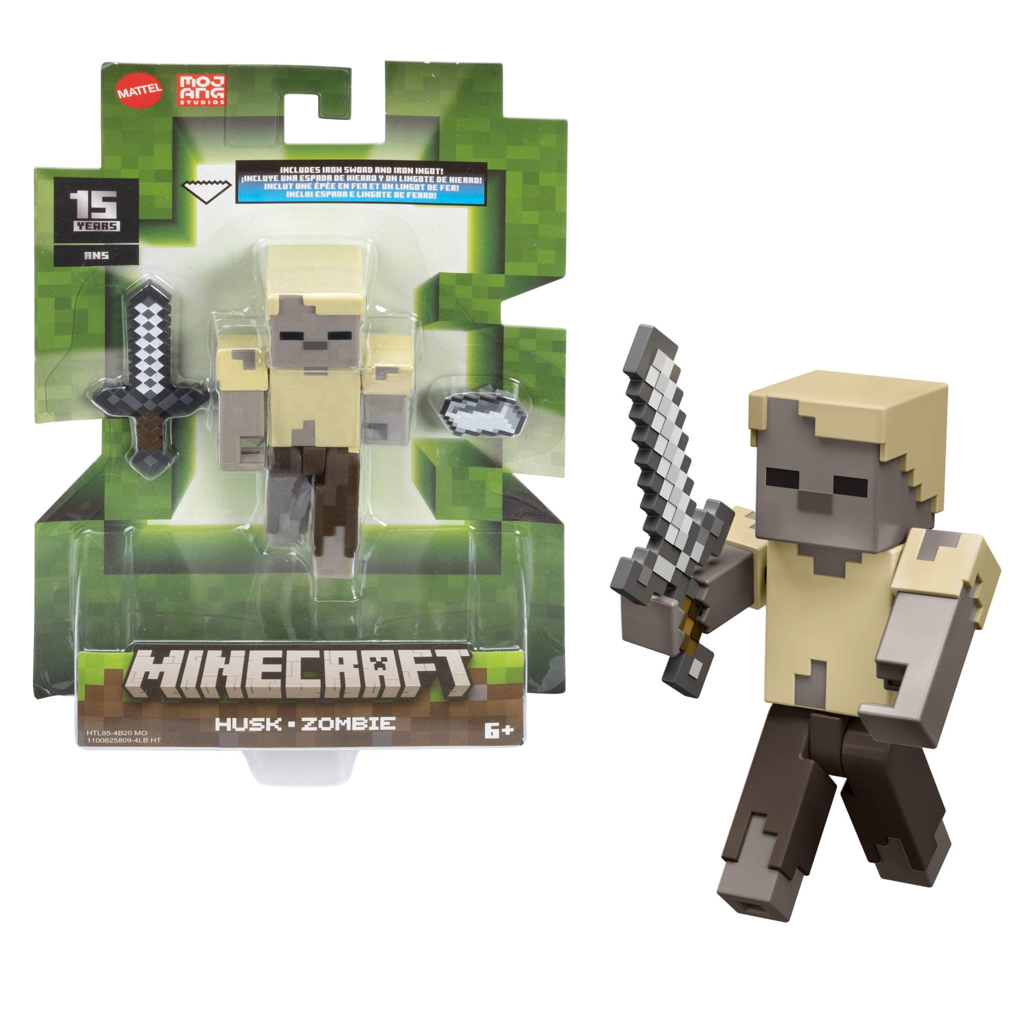 Minecraft Action Figures & Accessories Collection, 3.25-in Scale ...