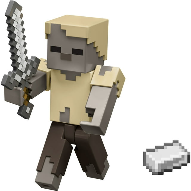 Minecraft Action Figures & Accessories Collection, 3.25-in Scale ...