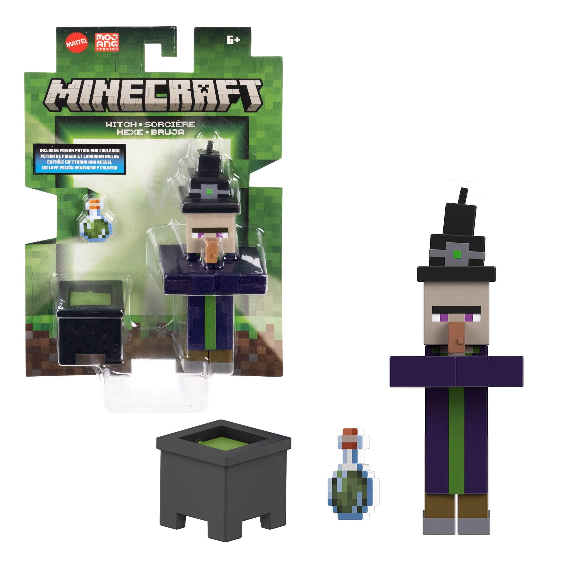 Minecraft Action Figures & Accessories Collection, 3.25-inch Scale ...