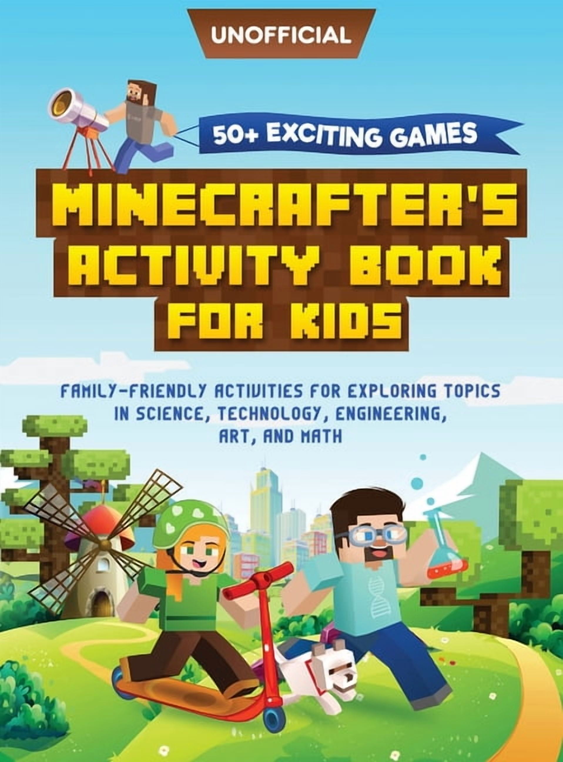 Minecraft Activity Book: 50+ Exciting Games: Minecrafter's Activity ...