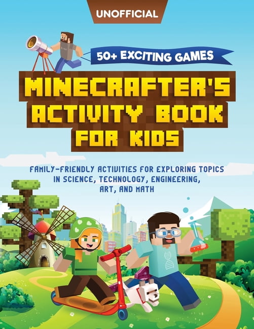 Minecraft Activity Book: 50+ Exciting Games: Minecrafters Activity Book ...