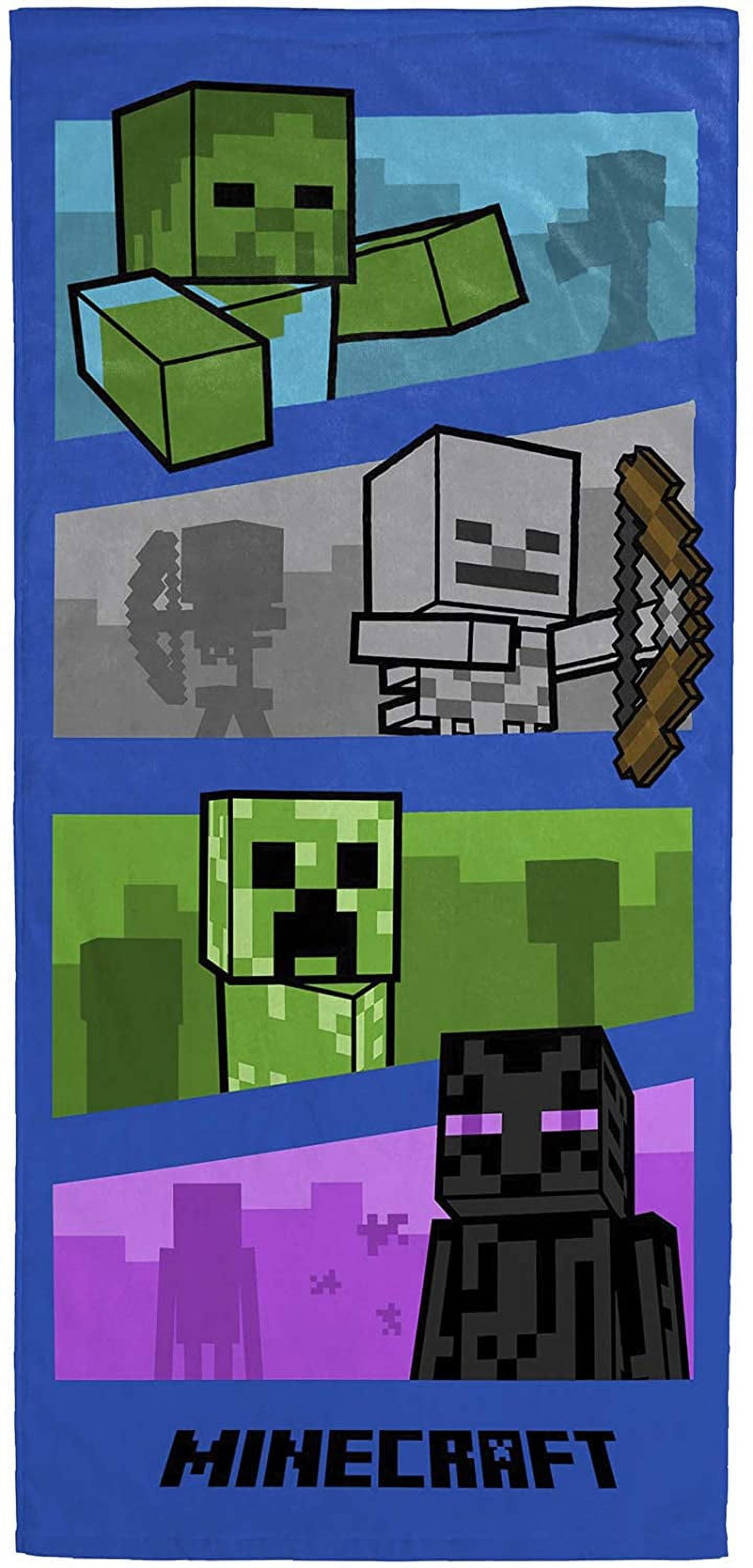 Minecraft Adventure Gamer Bath/Pool/Beach Towel - Super Soft ...
