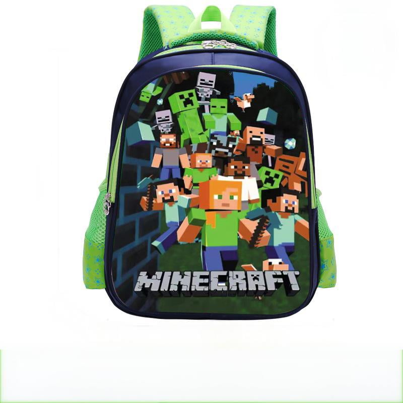 Minecraft Adventure Mode 6-Piece Backpack One Size - Walmart.com