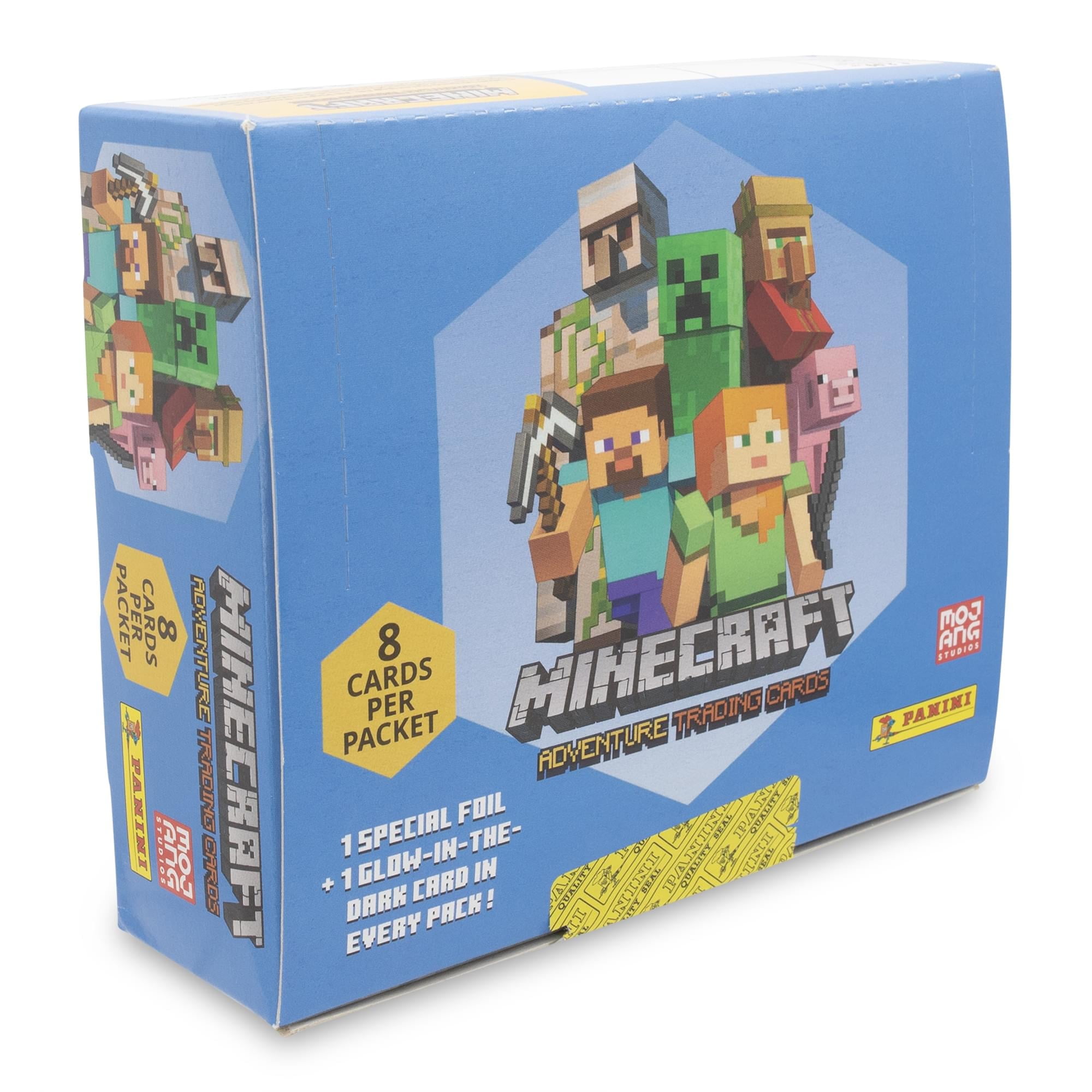 Minecraft Adventure Panini Trading Cards Box | 18 Packs - Walmart.com