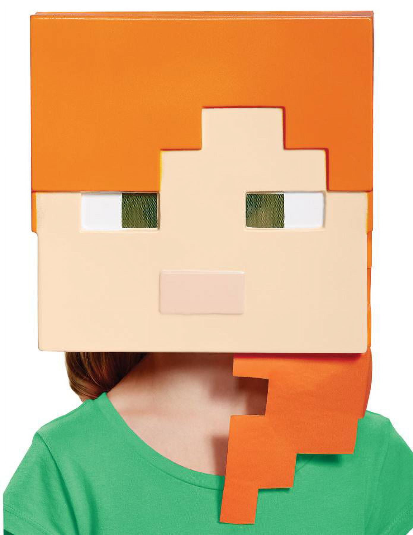 Minecraft Alex Vacuform Mask Adult Halloween Accessory - Walmart.com